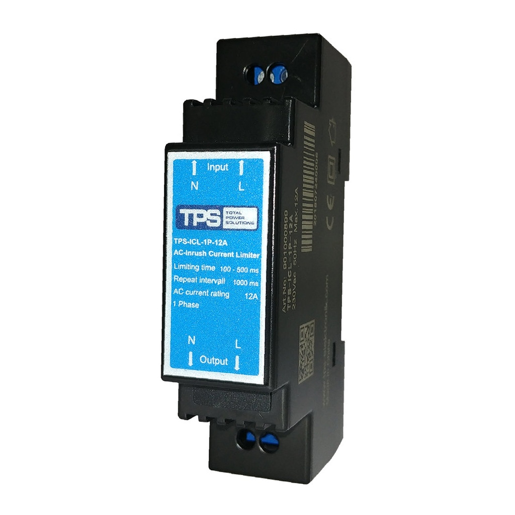 TPS-ICL-1P-12A-SLIM | Slim 12A Inrush Limiter